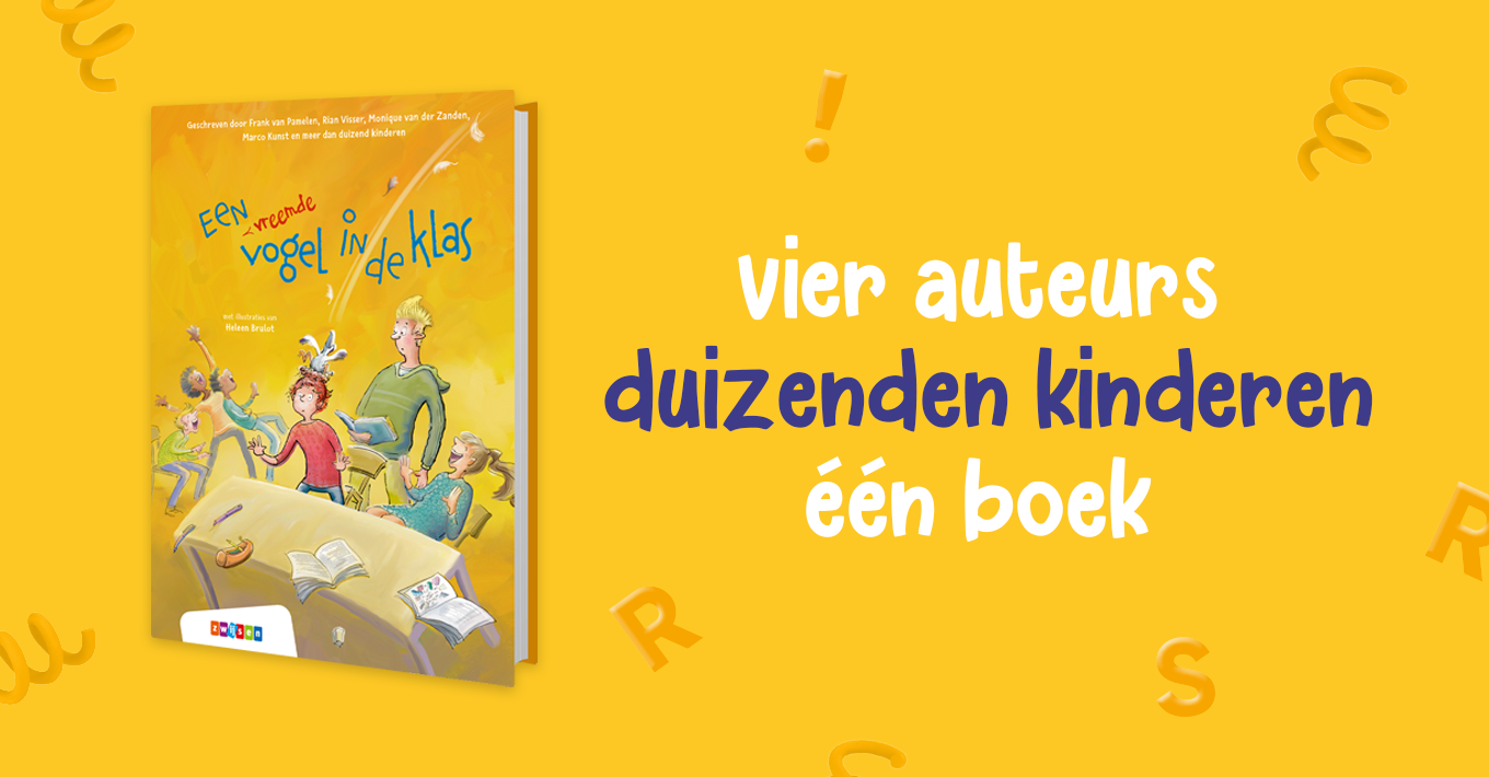 Duizenden kinderen en vier auteurs maken samen één boek - Uitgeverij ...
