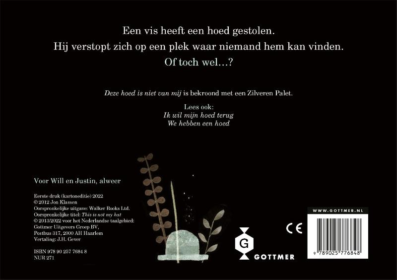 Deze hoed is niet van mij - Uitgeverij Zwijsen