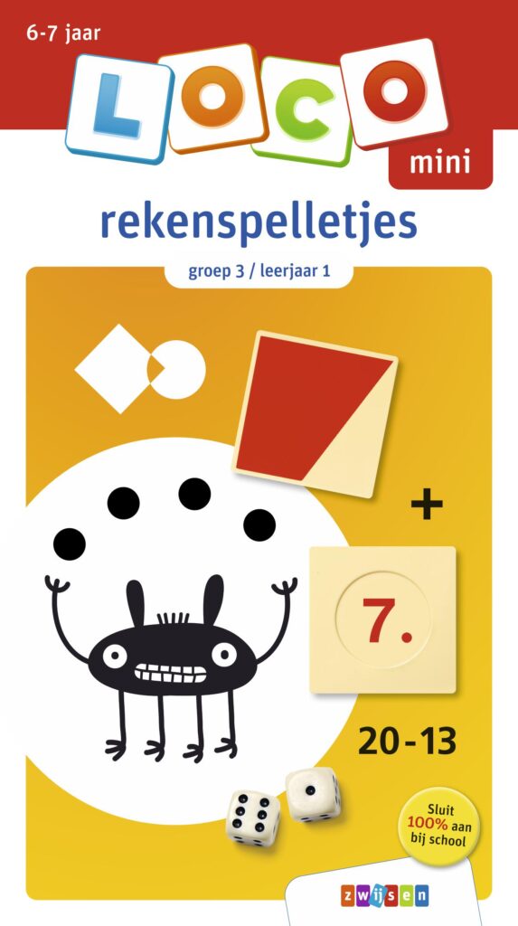 Loco mini rekenspelletjes - groep 3 leerjaar 1 - Uitgeverij Zwijsen