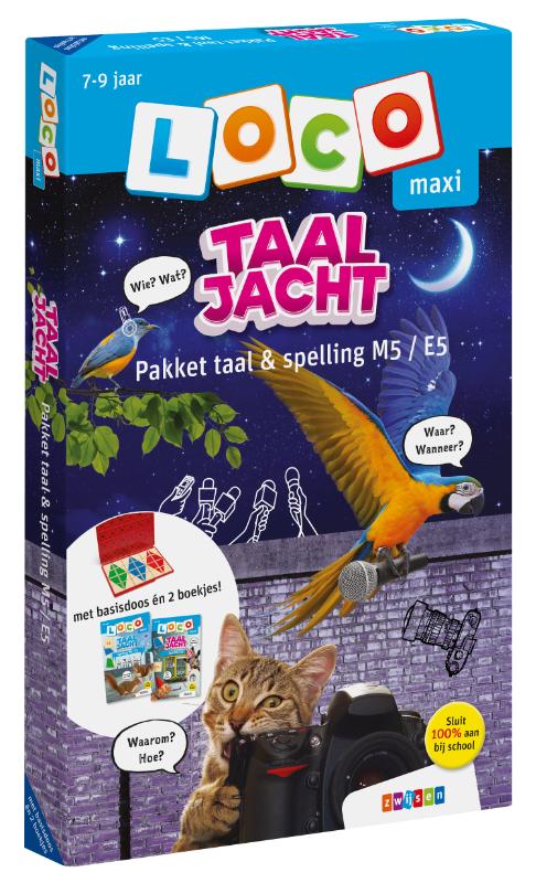 Loco maxi Taaljacht - Pakket taal & spelling M5-E5 - Uitgeverij Zwijsen