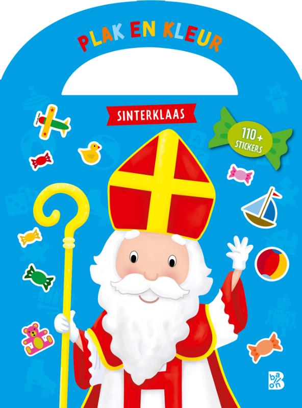 Plakken en kleuren Sinterklaas - Uitgeverij Zwijsen