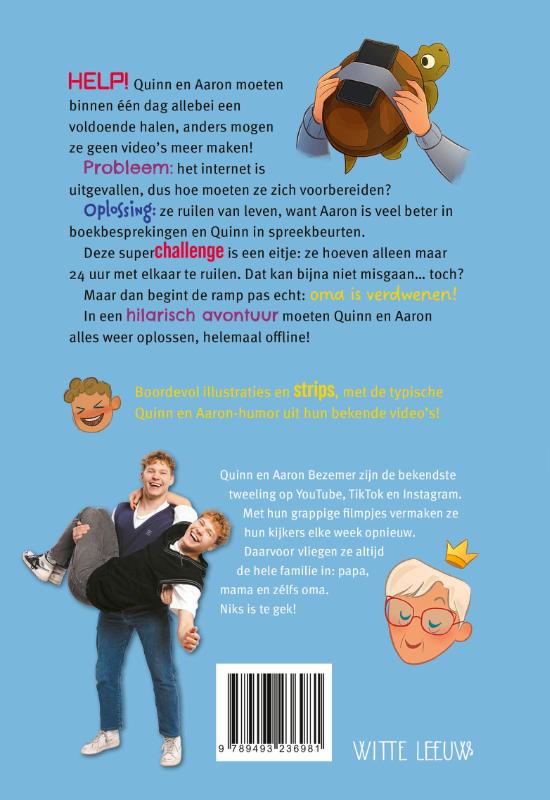 Quinn en Aaron offline - Uitgeverij Zwijsen