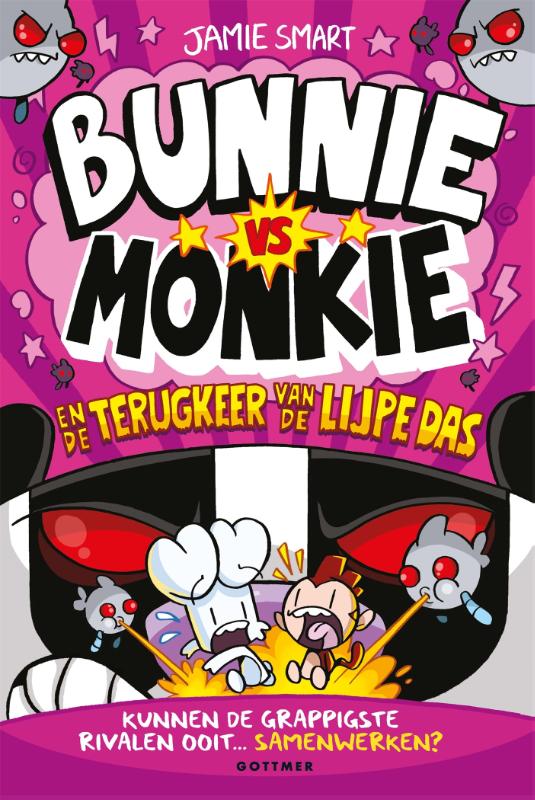 Bunnie vs Monkie en de terugkeer van de Lijpe Das - Uitgeverij Zwijsen