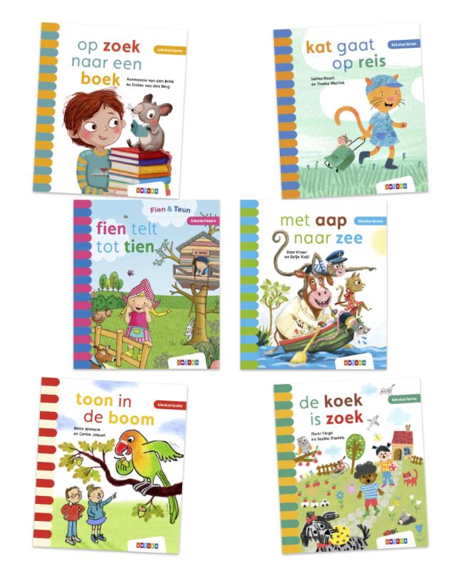 Pakket kleuterlezen (6 titels) - Uitgeverij Zwijsen