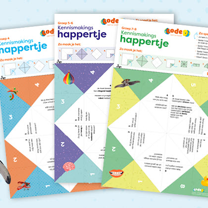 Kennismaken in je groep met happertjes van Code D - Uitgeverij Zwijsen
