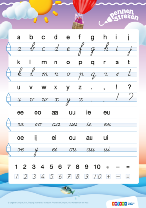 Letterkaarten verbonden schrift of blokschrift - Uitgeverij Zwijsen