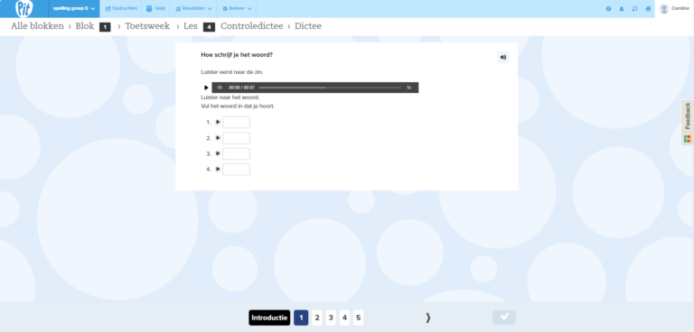 Pit Spelling oefen- en toetssoftware - Uitgeverij Zwijsen